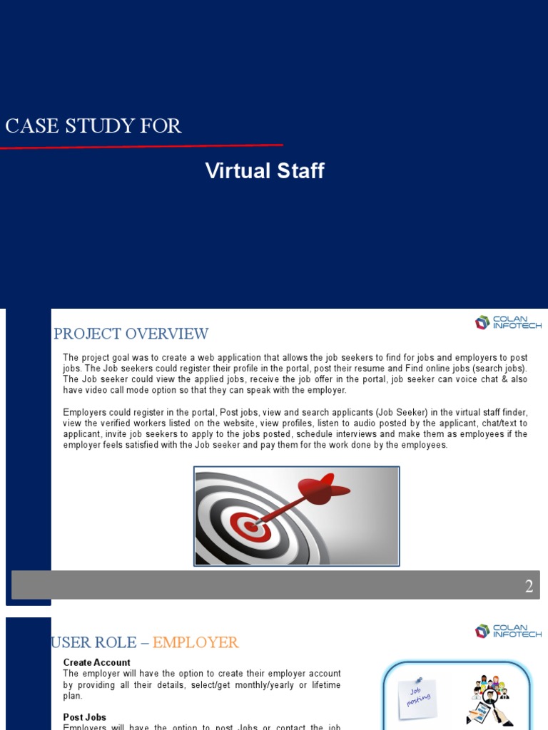 Virtual Staff Case study | PDF | Employment | Web Application