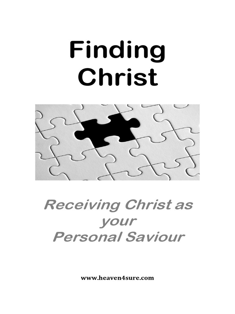 Finding Christ | PDF | Jesus | Sin