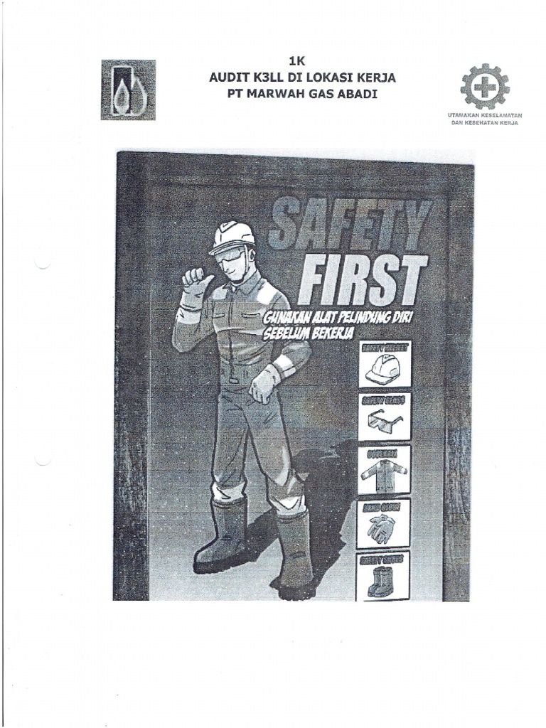 1K. Audit K3LL Di Lokasi Kerja PT Marwah Gas Abadi | PDF