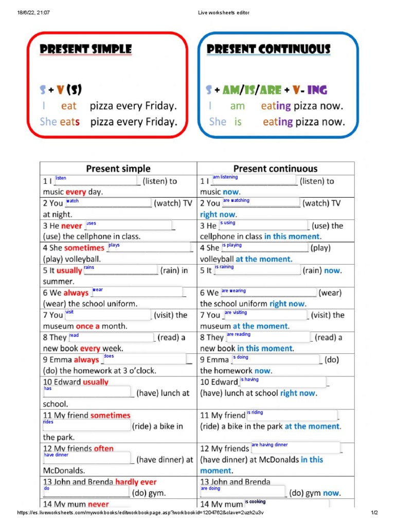 Live Worksheets Maker Pdf