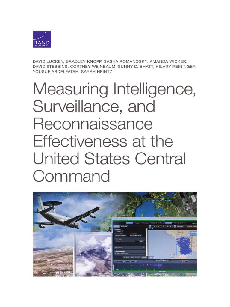 Rand RR4360 | PDF | Intelligence, Surveillance, Target Acquisition, And ...