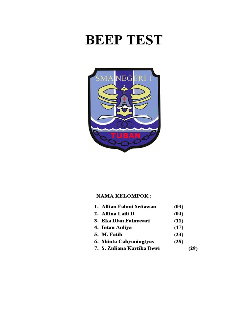 BEEP TEST GUIDE | PDF