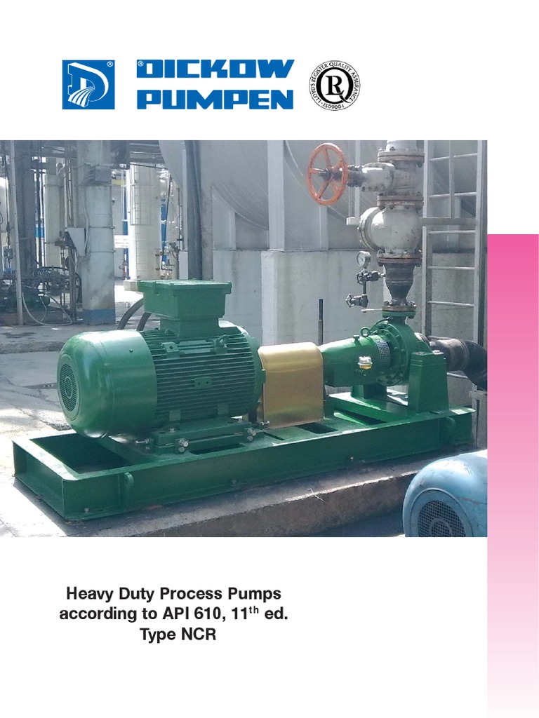 NCR Series | PDF | Pump | Bearing (Mechanical)