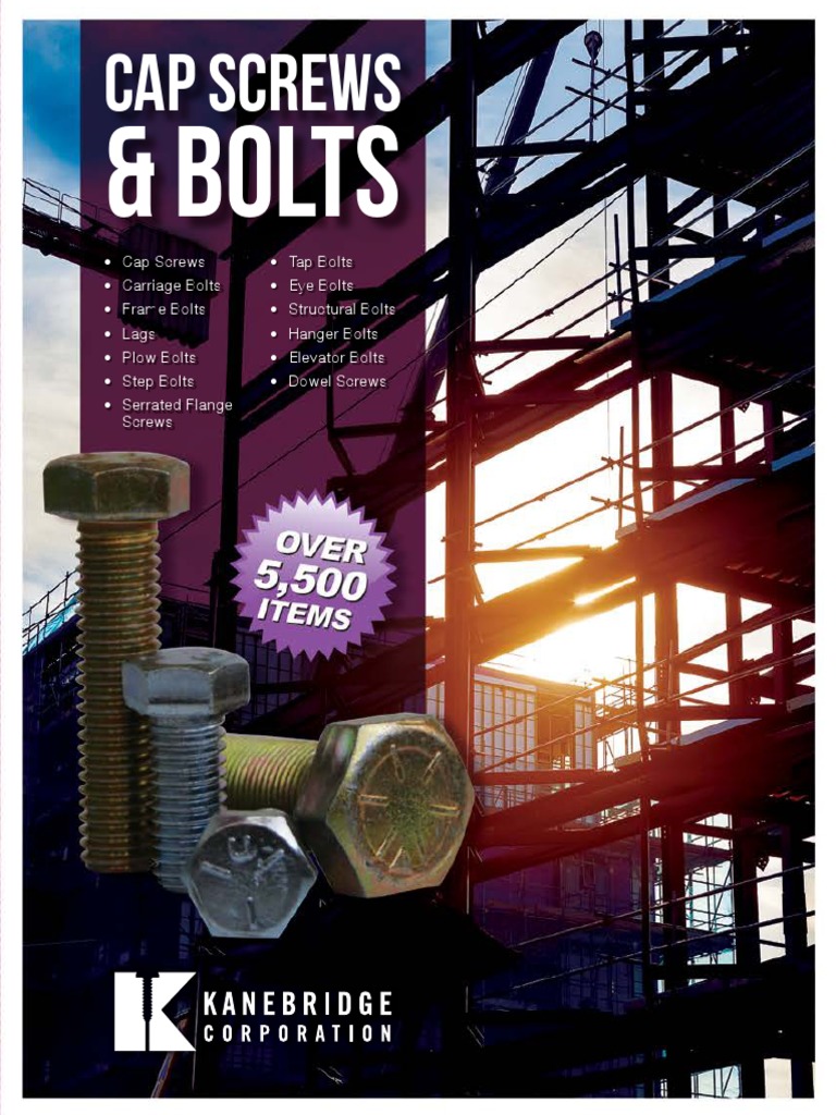 Bolts: Cap Screws | PDF | Screw | Building Engineering