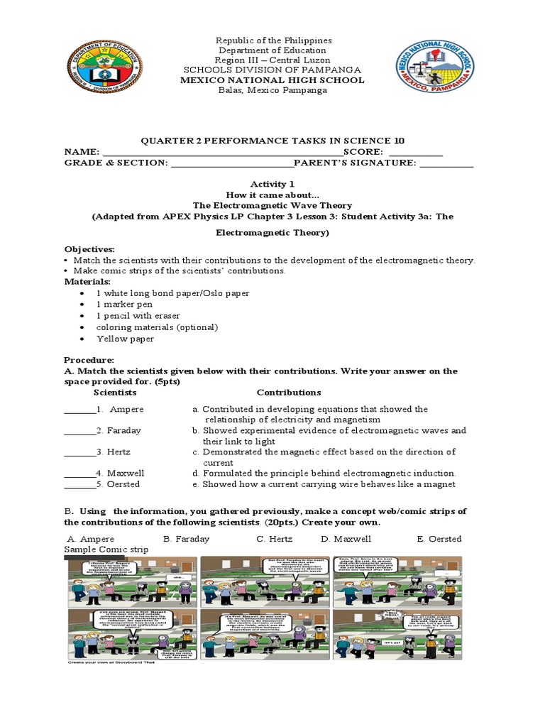 Performance Task Q2 | PDF | Electromagnetic Spectrum | Electromagnetic ...