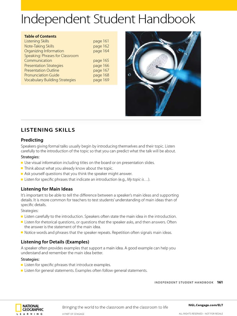 Pathways LS Foundations Independent Student Handbook | PDF | Question | Vocabulary