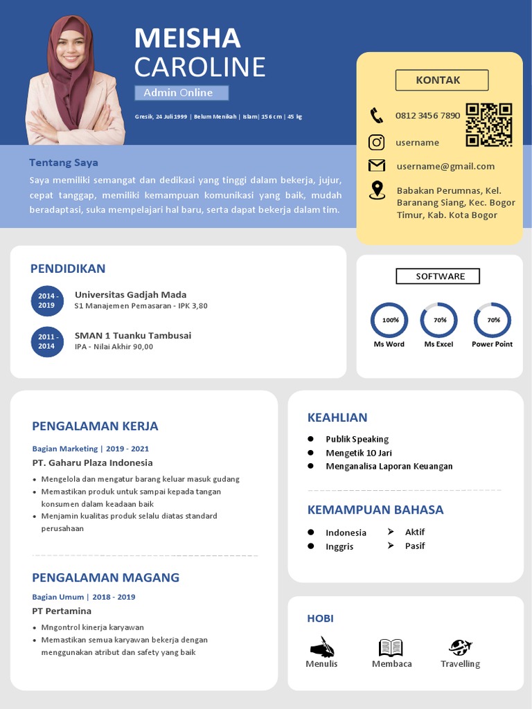 Template CV 031 | PDF