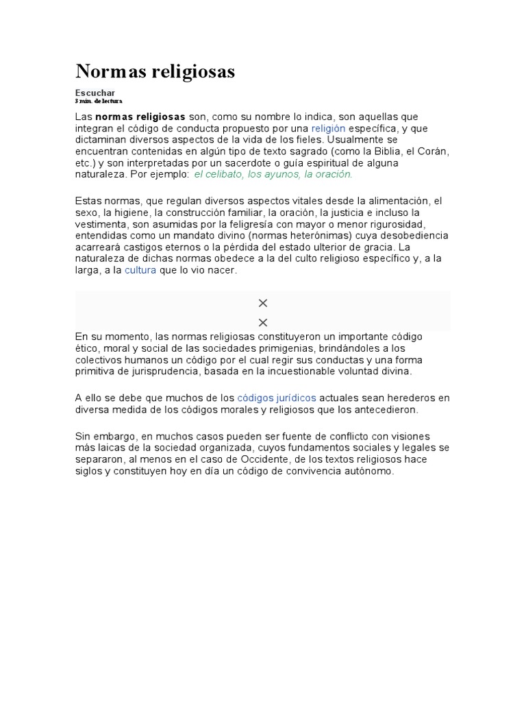 Normas Religiosas | PDF | Oración | Castidad