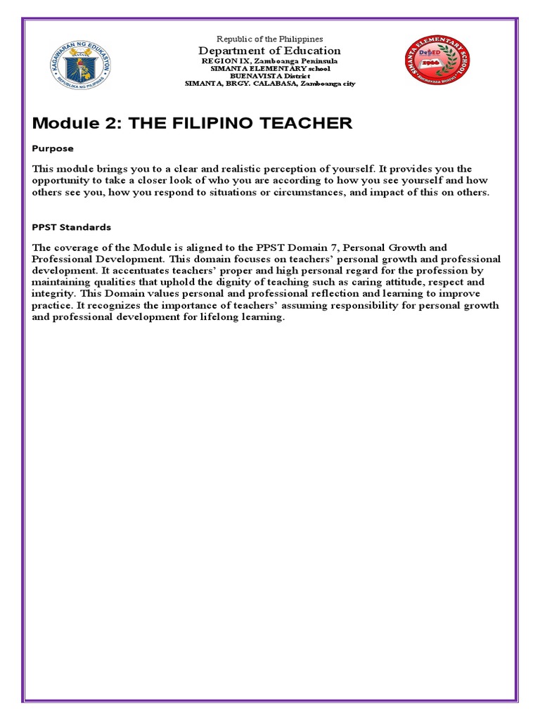 TIP Module 2 | PDF | Learning | Teachers TIP Module 2 | PDF | Learning | Teachers