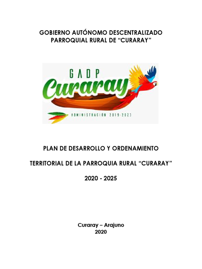 Pdot Final Curaray 2019 2025 | PDF | Río | Cuenca de drenaje