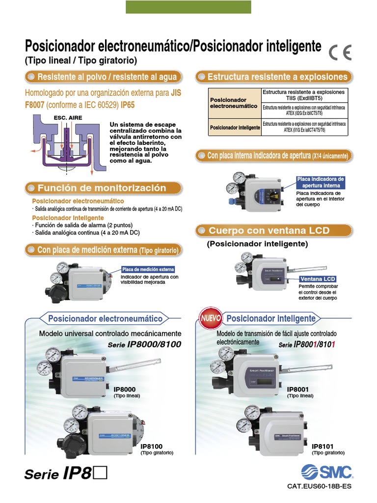 Posicionador Electroneumático/posicionador Inteligente: Serie | PDF ...