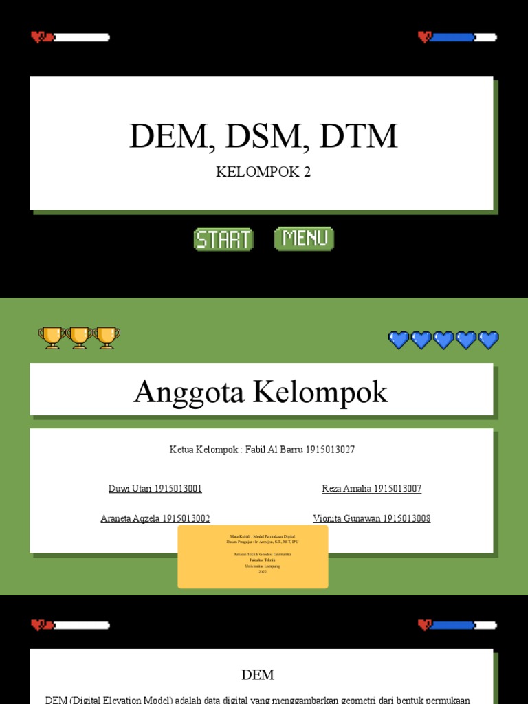 Dem, DSM, DTM | PDF | Metode & Bahan Ajar | Teknologi & Rekayasa
