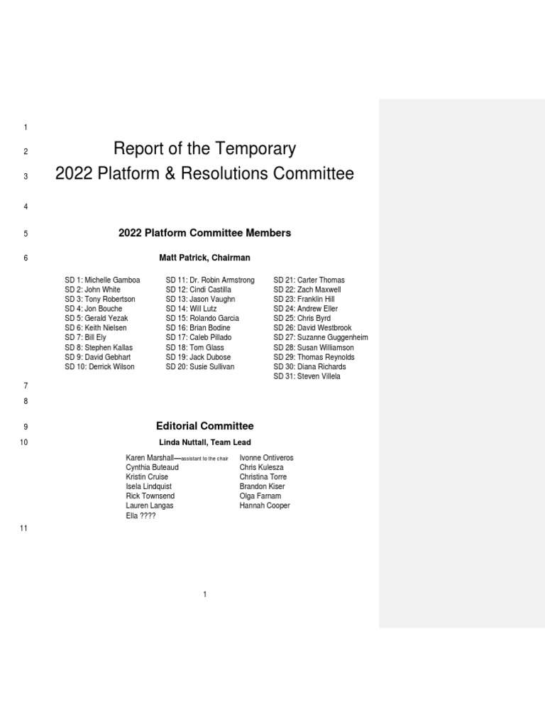 Texas Republican Party Platform | Download Free PDF | Taxes | U.S. State