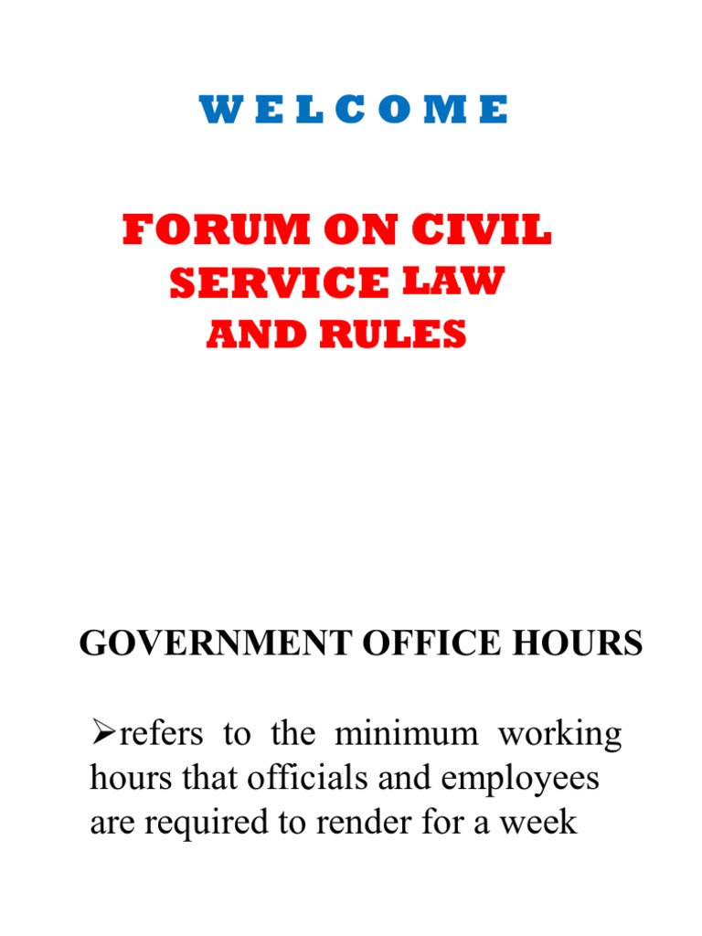 Government Office Hours | PDF
