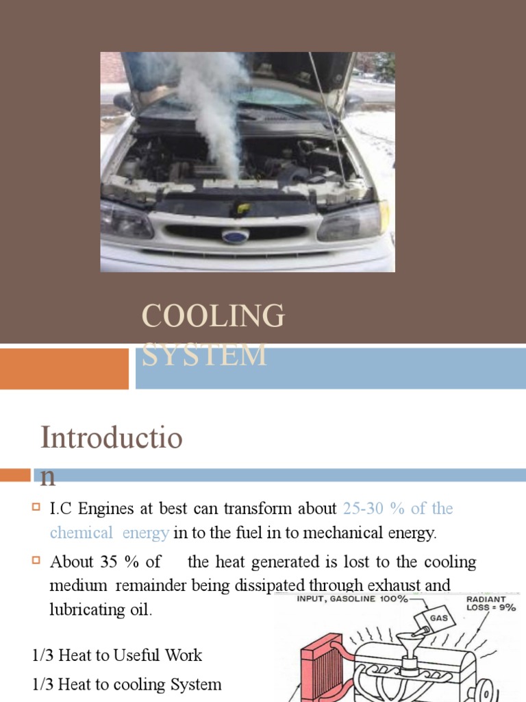 Cooling System | PDF | Thermostat | Radiator