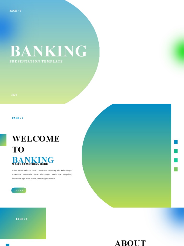 Banking Presentation Template | PDF
