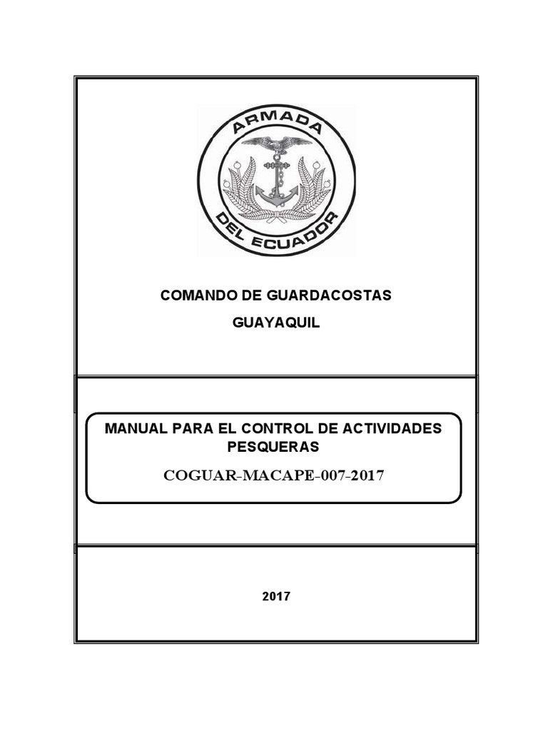 MACAPE Actividades Pesqueras | PDF | guardacostas | Ecuador