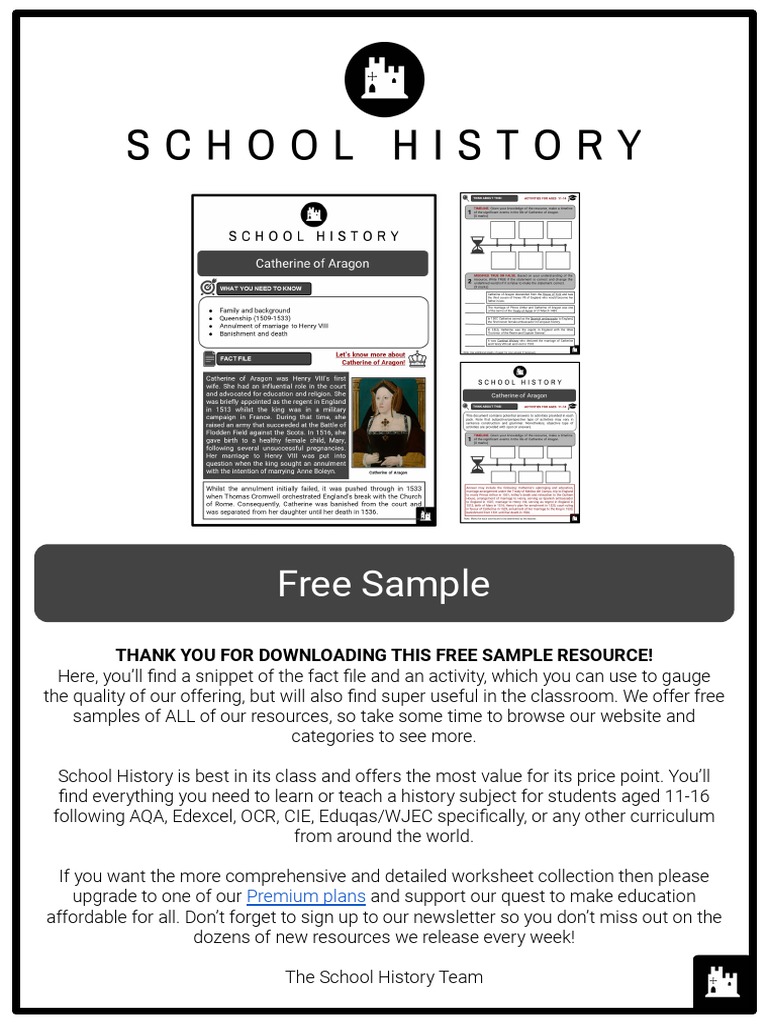 Catherine of Aragon Resource Sample | PDF | Travel