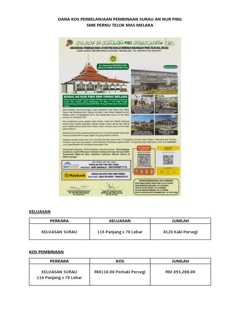 Dana Surau An Nur Pdf