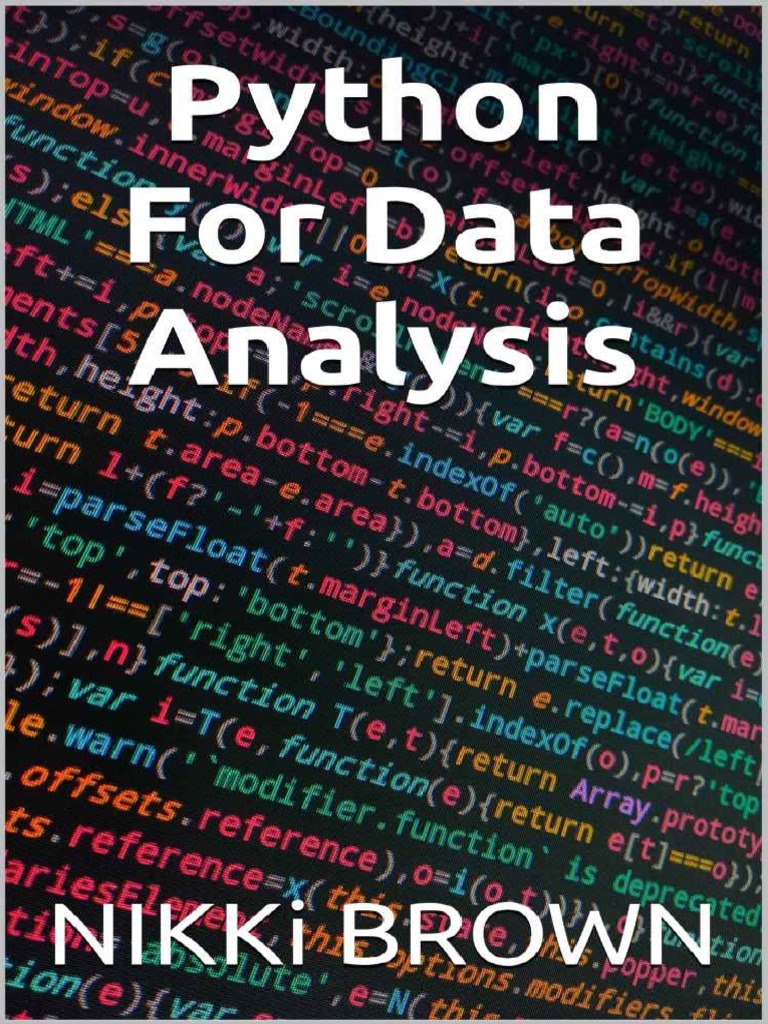 Python For Data Analysis | PDF | Python (Programming Language) | String ...