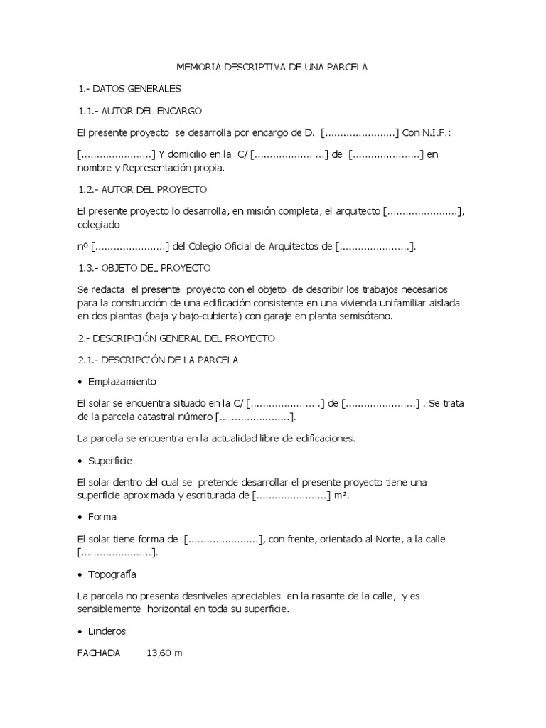 Parcelacion Del Predio | PDF | Sectores Economicos | Diseño arquitectonico