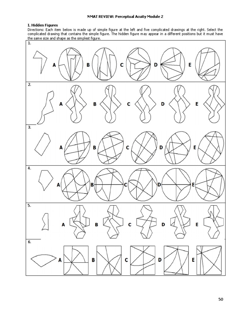 NMAT Perceptual Acuity Module 2 | PDF | Vitamin