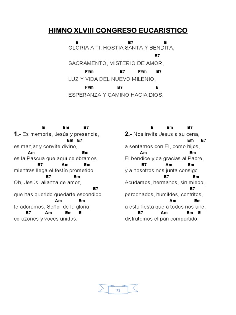 Zcorpus Himno Eucaristico Gloria A Ti | PDF | Cristo (título) | eucaristía