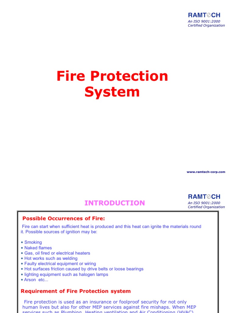 5 - MEP - Fire Protection-Rev | PDF | Fire Sprinkler System | Building ...