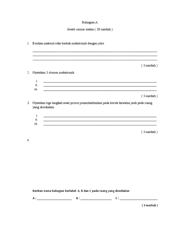 Ujian 1 RBT f3 | PDF