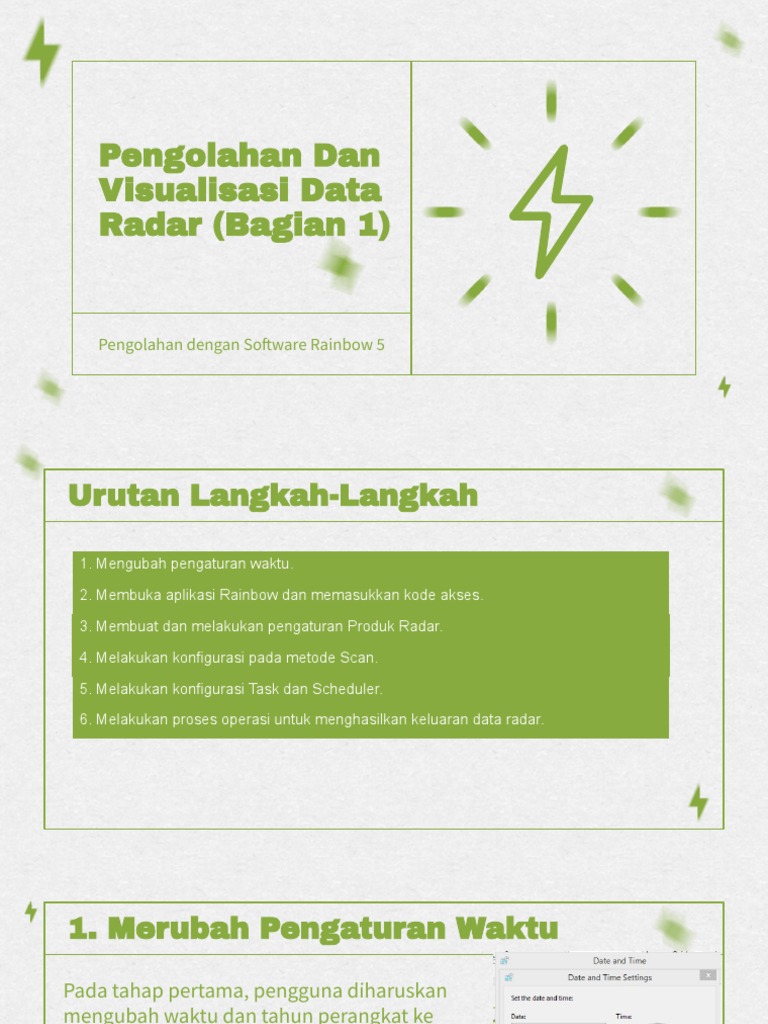 Panduan Pengolahan Data Radar | PDF