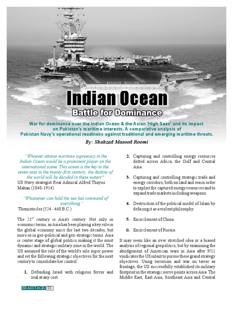 Indian Ocean Battle For Dominance Pdf United States Navy Indian Ocean