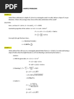 EXAMPLES-2.4: (1.) Rectangular Section | PDF | Mechanics | Space