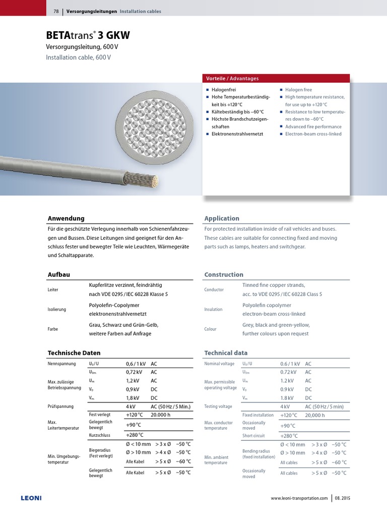 Betatrans - 3 - GKW Cable | PDF