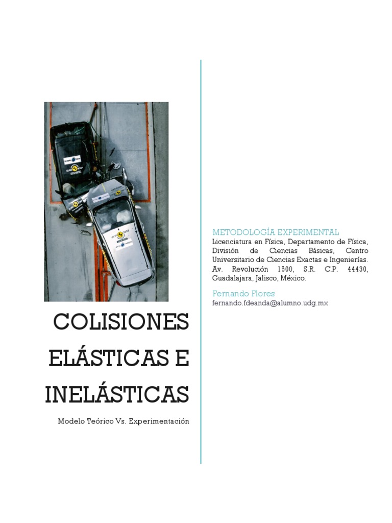 Colisiones Elasticas e Inelasticas Model | PDF | Elasticidad (Física ...