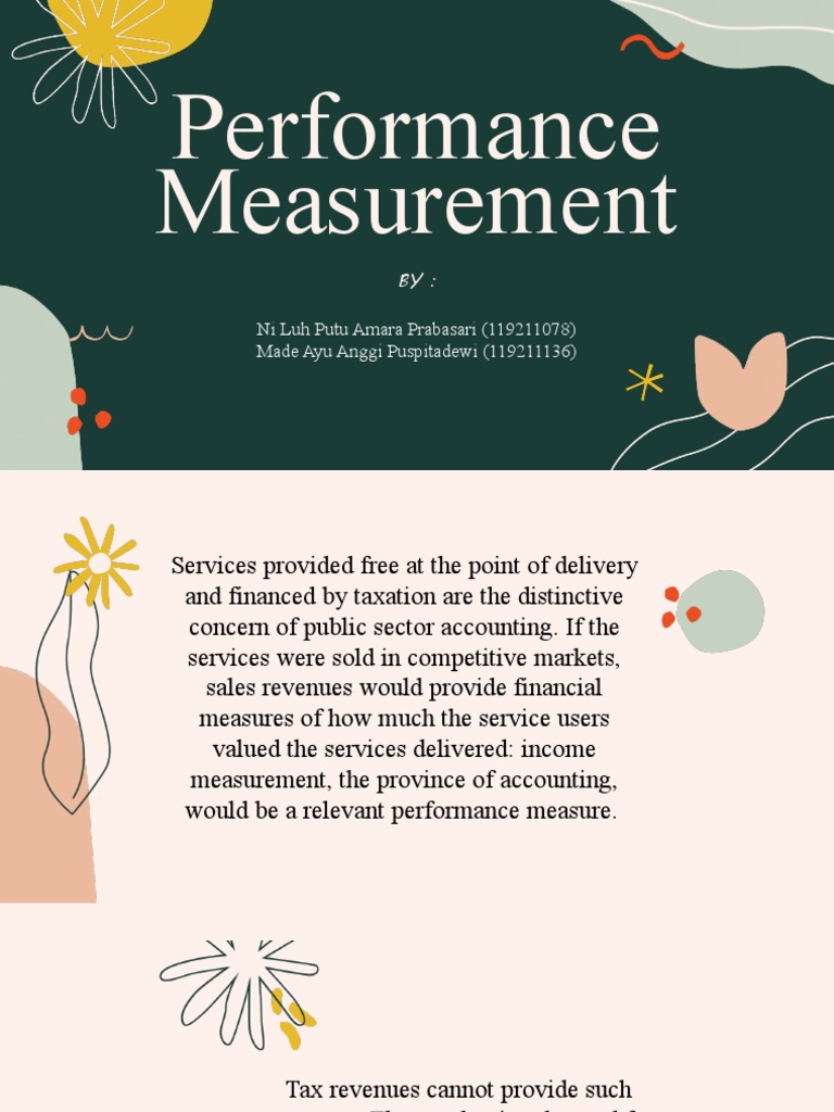 Performance Measurement | PDF | Taxes | Accounting