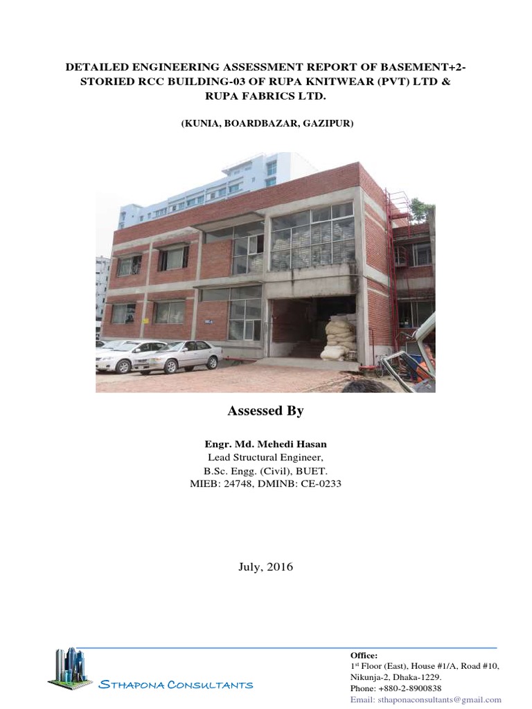DEA Report Bldng-3 29.03.16 Final | PDF | Earthquake Engineering ...