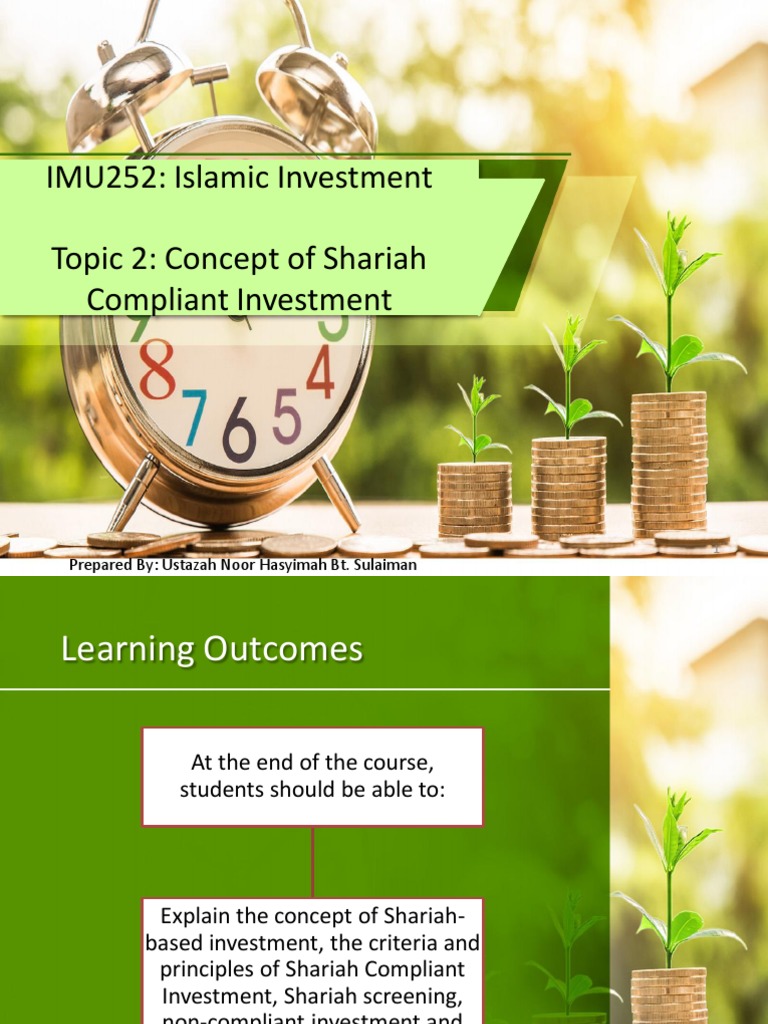 Shariah-Compliant Investment Guide | PDF | Investing | Islamic Banking ...