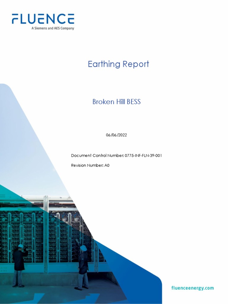 Broken Hill BESS Earthing Report Summary | PDF | Power (Physics) | Physical Quantities