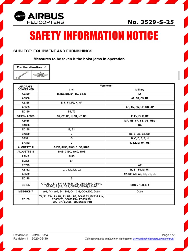 3529 S 25 Rev 1 EN | PDF | Aeronautics | Manufactured Goods