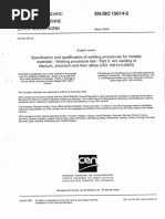 BS en Iso 15614 | PDF | Welding | Construction