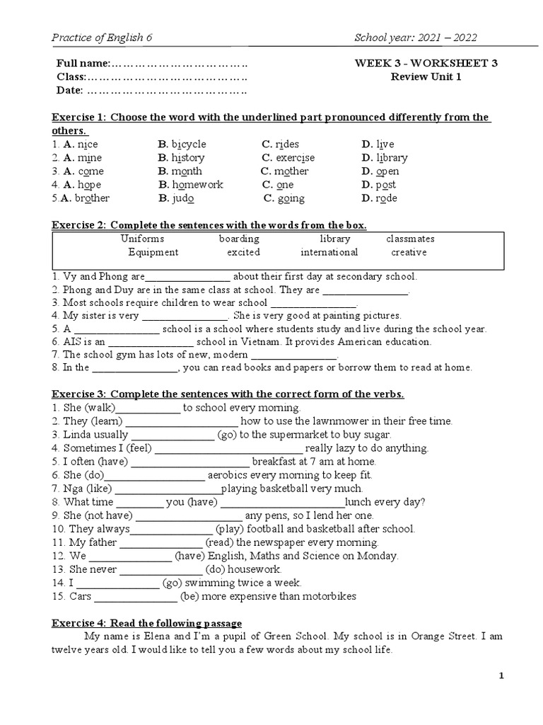 Grade 6 - Week 3 | PDF | Classroom