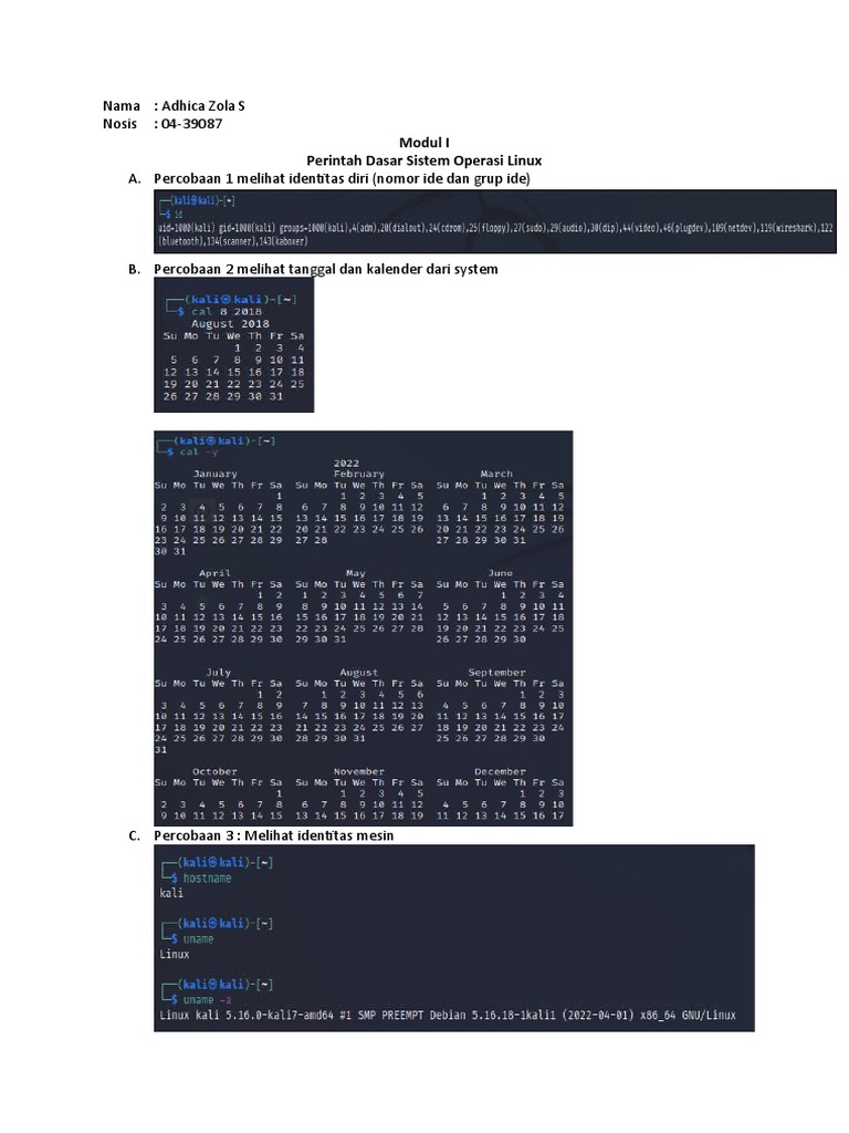 Modul Linux | PDF | Metode & Bahan Ajar | Komputer