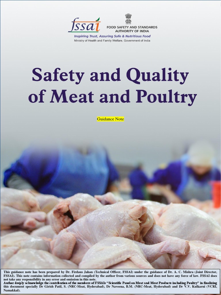 Guidance Note Meat Poultry 03-02-2021 | PDF | Meat | Foods