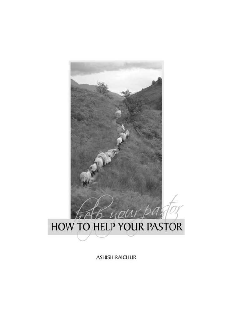 How To Help Your Pastor | PDF | Jesus | Pastor