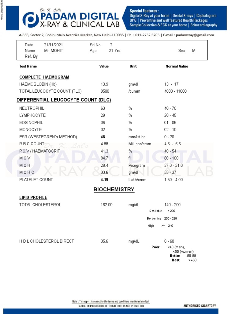 Differential Leucocyte Count (DLC) : Complete Haemogram | PDF ...