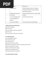Pet Speaking Test Part 1 Questions | PDF | Language Arts & Discipline ...