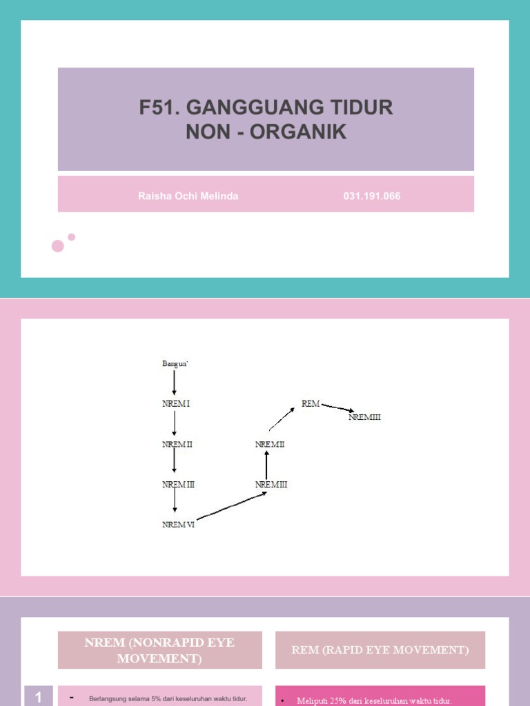 2 Gangguan Tidur Non Organik (Raisha Ochi) | PDF | Pengembangan Diri