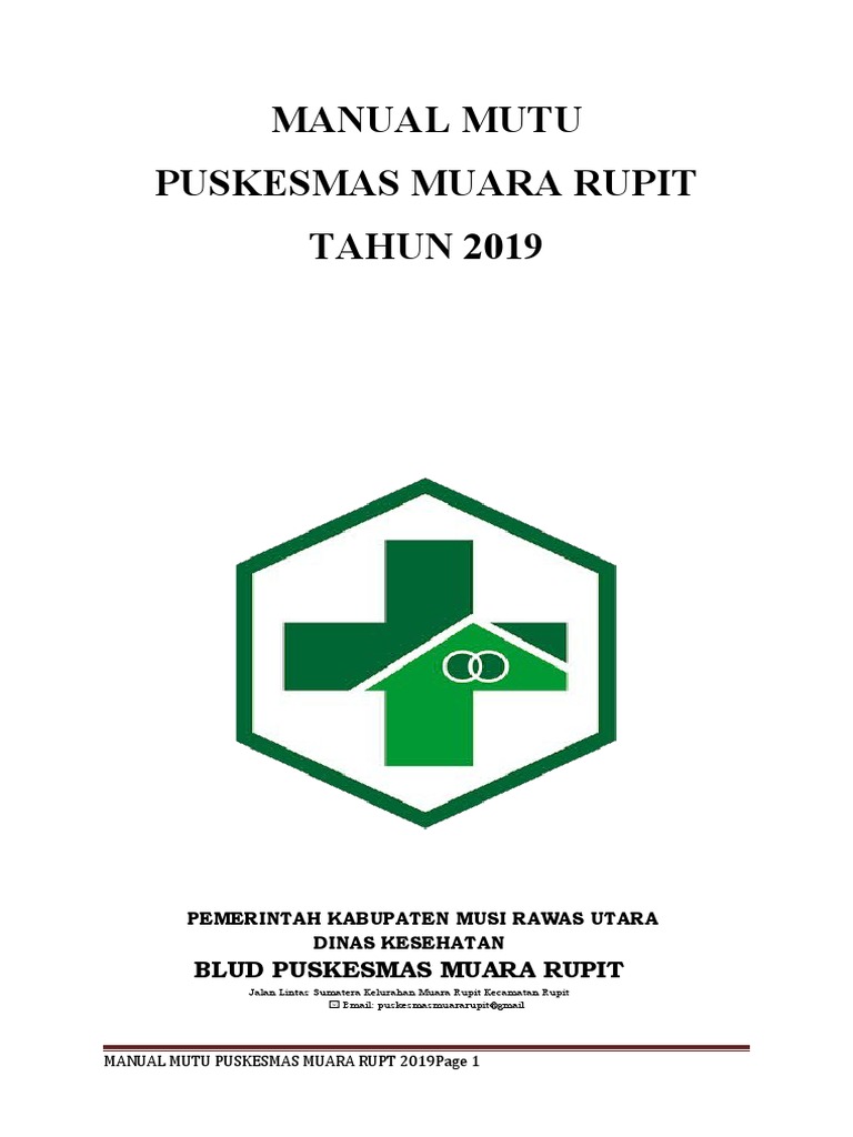 Manual Mutu Fix 2019 | PDF | Kesehatan Holistik