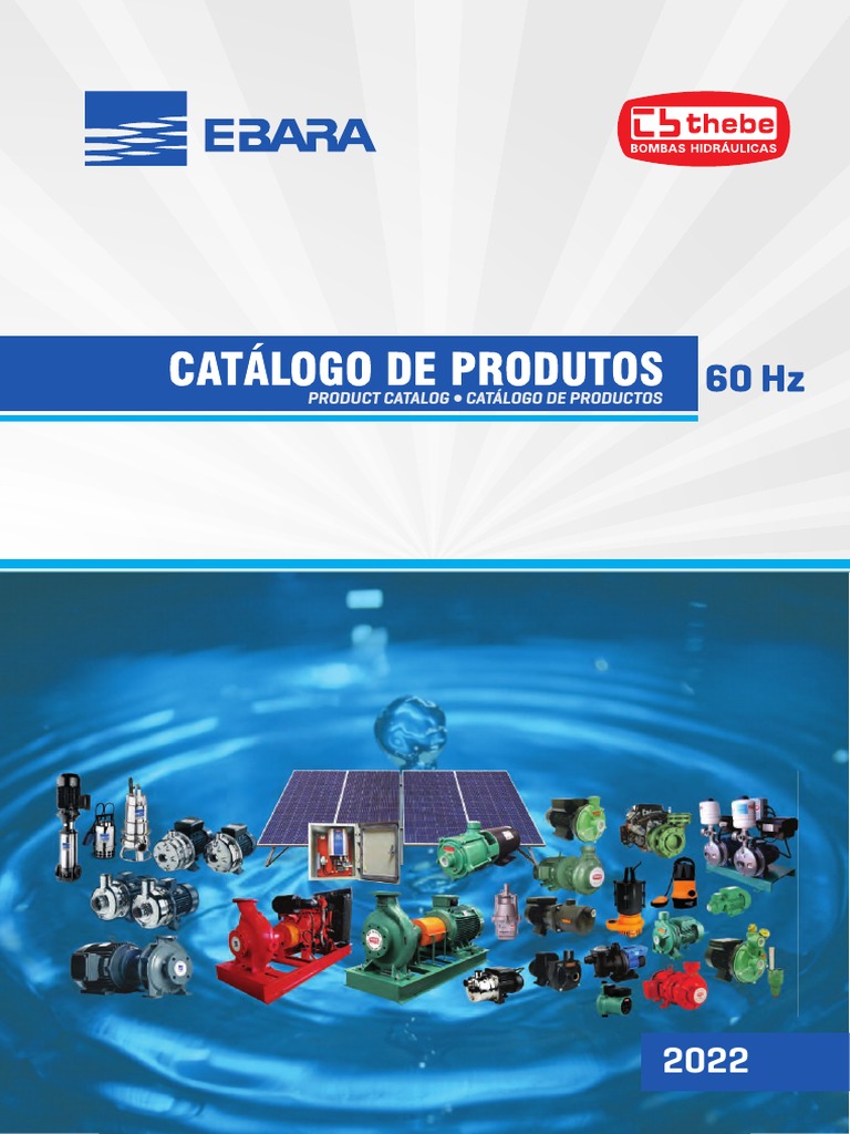 Catálogo de Bombas Ebara e Thebe | PDF | Mecânica Clássica | Engenharia ...