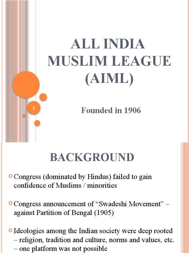 All India Muslim League 1857 1930 | PDF | All India Muslim League ...